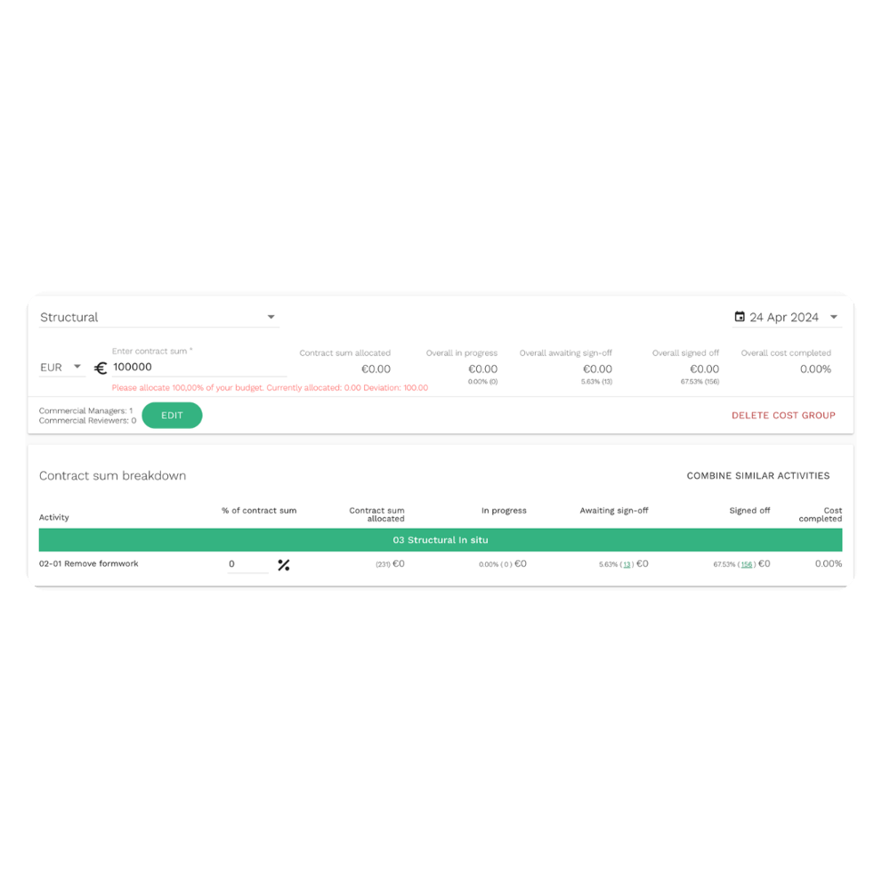 Automated Construction Valuation Software | Sablono Automated Construction Valuation Software | Sablono